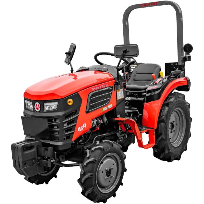 Tractor Rotakt Trident tractiune 4x4 motor 25CP diesel 3 cilindri ...